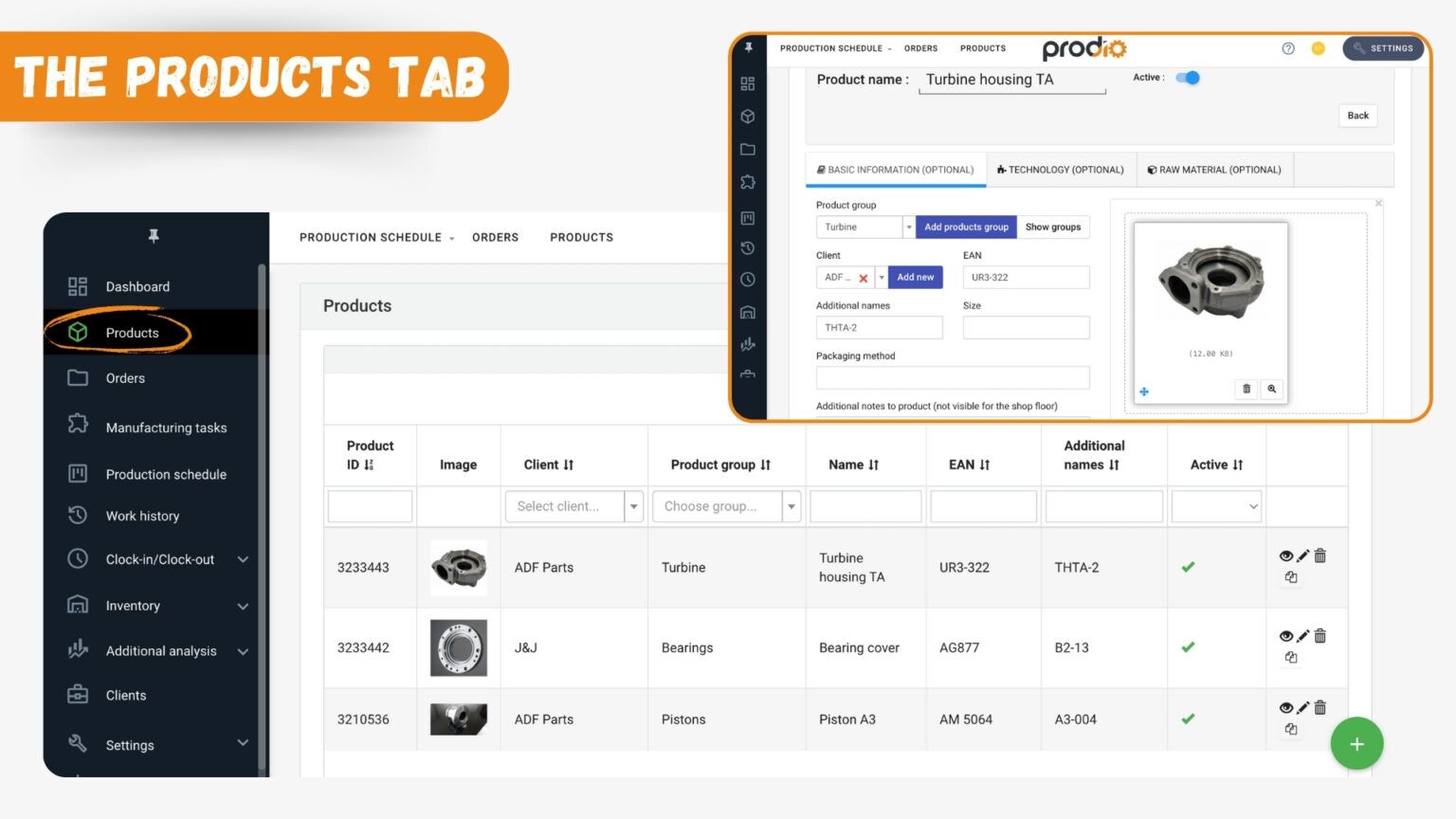 What's what in Prodio – key functions of each module - GetProdio
